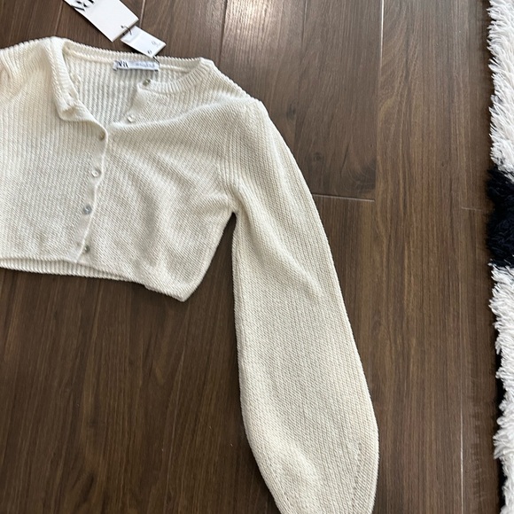 Zara | Sweaters | Zara Cream Cardigan | Poshmark